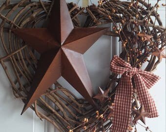 Grapevine stars | Etsy