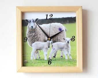 Sheep clock | Etsy