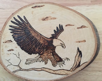 Eagle wood burning | Etsy