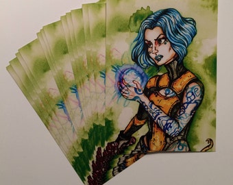 Maya Borderlands 2 Siren Tattoos Digital Outline File Only