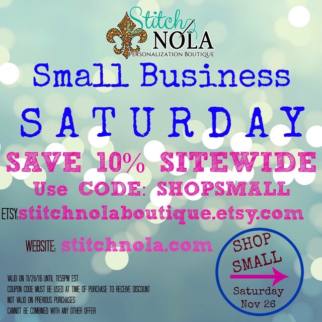 Personalization Boutique by StitchNOLABoutique on Etsy