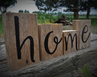 Wooden letter blocks | Etsy