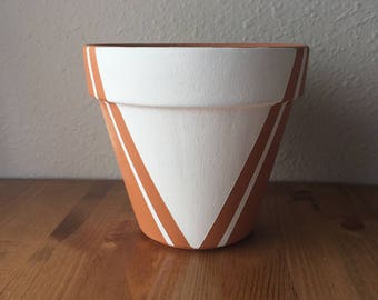 Painted clay pots | Etsy