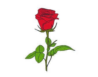 Unique rose embroidery related items | Etsy