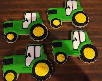 Tractor cookies | Etsy