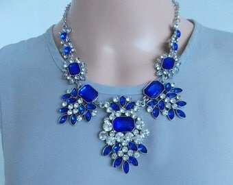 Royal blue jewelry | Etsy