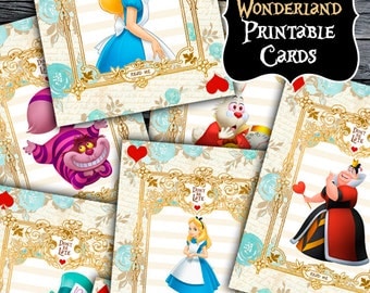 Alice in Wonderland Iron On Transfer Alice in Wonderland