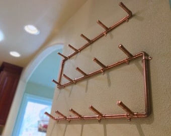 Copper pipe art | Etsy