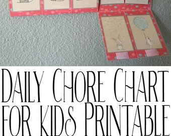 Magnetic chore chart | Etsy