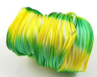 Shibori silk ribbon | Etsy