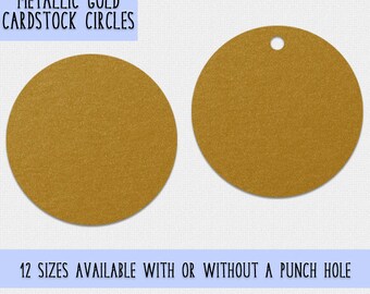 Cardstock circles | Etsy