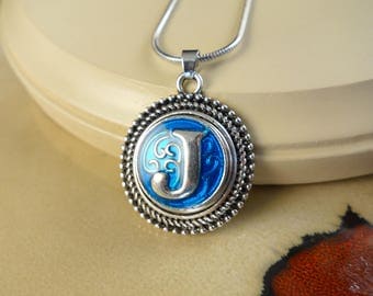 Letter j necklace | Etsy