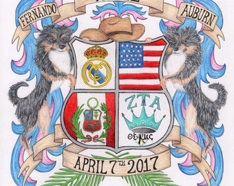 Custom family crest | Etsy