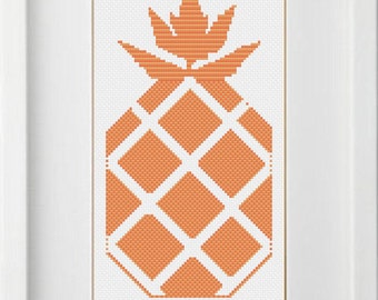 Pineapple embroidery | Etsy