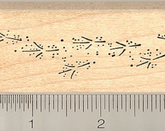 Bird Tracks Rubber Stamp