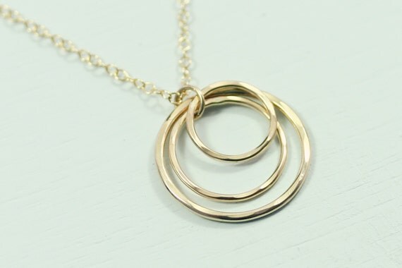 3 generation necklace mother necklace mother by SeaAndCake