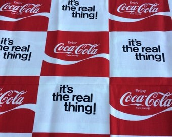 Coca cola fabric | Etsy