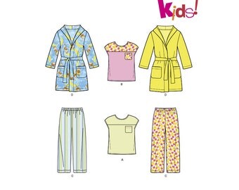 Kids robe pattern | Etsy