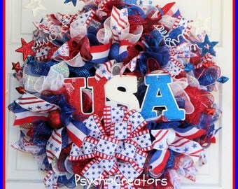 Veterans day wreath | Etsy