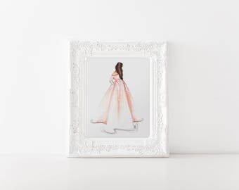 Bridal Fashion Illustration-Bridal Sketch-Bride Fashion