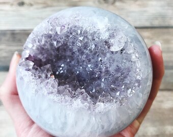 Amethyst geode | Etsy
