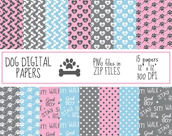 Unique dog scrapbook kit related items | Etsy