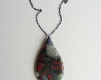 Bloodstone jewelry | Etsy