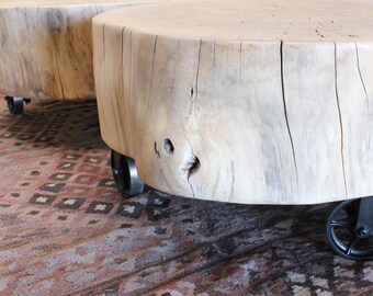 Tree stump table | Etsy
