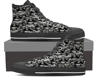 Skull converse | Etsy