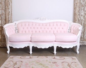 Shabby chic sofa | Etsy
