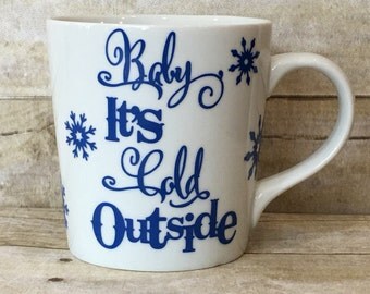 Snowflake mug | Etsy