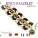 Joyce bracelet pattern tutorial from Arcos and Minos beads