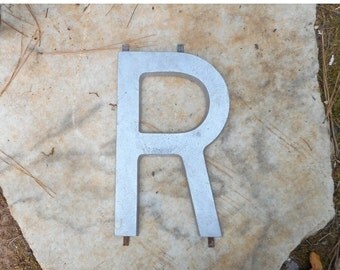 Metal letter r | Etsy
