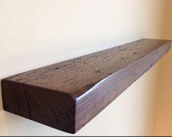 Natural wood shelf | Etsy