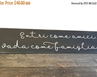 Italian welcome sign | Etsy