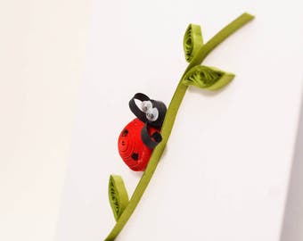 Quilling ladybug | Etsy