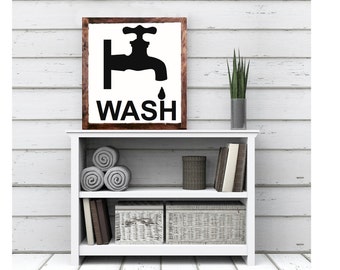 Farmhouse bathroom | Etsy