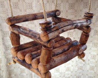 Wood tree swings | Etsy