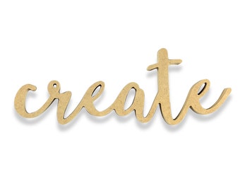 Create Laser Cut Words Create Sign Create Wood Sign