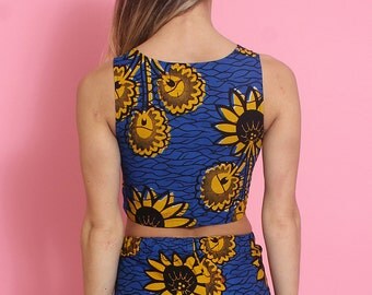 Sunflower crop top | Etsy
