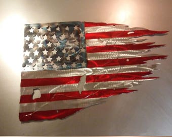 Rustic metal flag | Etsy