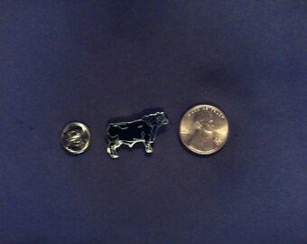 Bull lapel pin | Etsy
