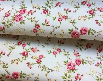 Pretty floral fabric | Etsy
