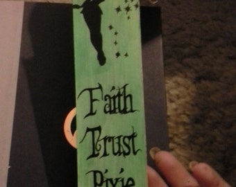 Tinkerbell bookmark | Etsy