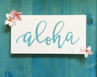 Unique aloha signs related items | Etsy