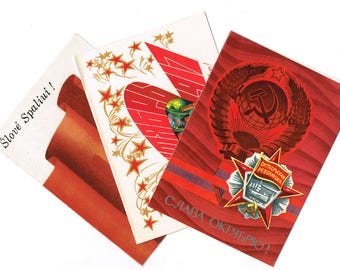 Russian postcard | Etsy