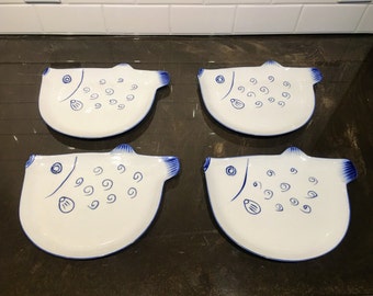 Fish shaped plate | Etsy