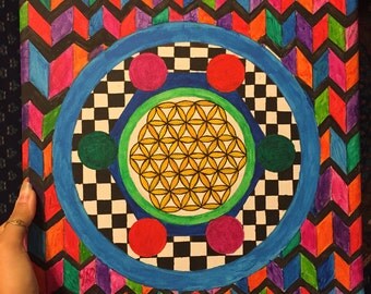 Sacred geometry art | Etsy