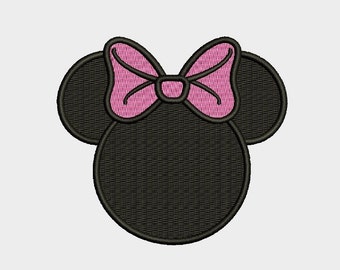 Minnie embroidery | Etsy