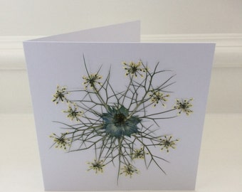 Pressed flower cards | Etsy